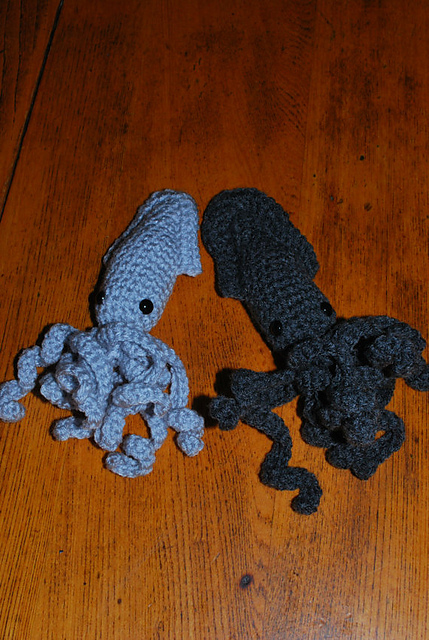 Ravelry: Little Squid pattern by the BlackLory