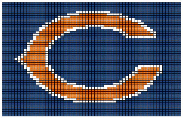 Ravelry: NFL Chicago Bears Logo pattern by Fugu Sushi