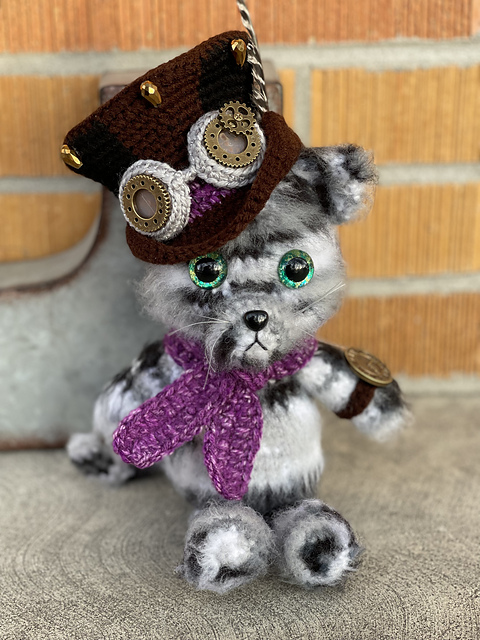 Ravelry: Steampunk Kitty pattern by Jillian Lewis