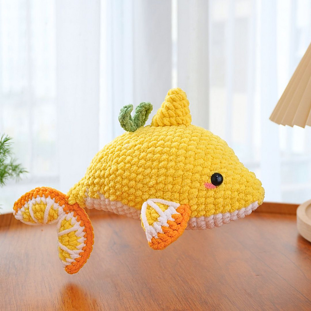 Ravelry: Orange Shark pattern by FuzzyBug Angela
