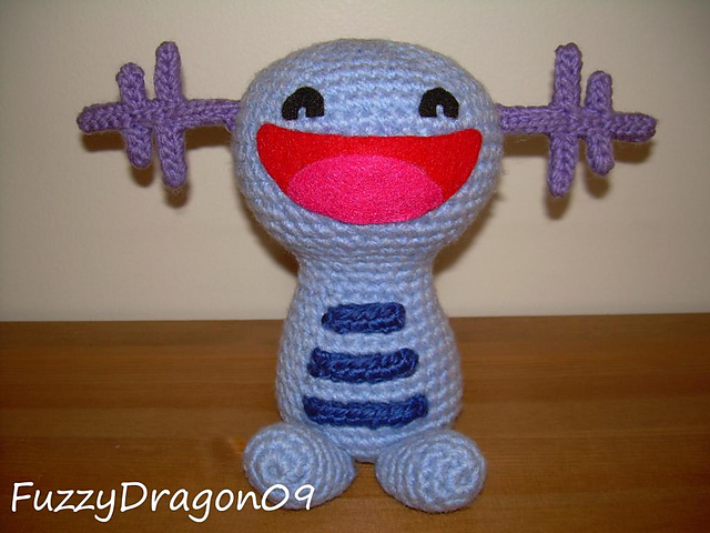 Ravelry: FuzzyDragon09's Amigurumi Wooper Pokemon (Male)