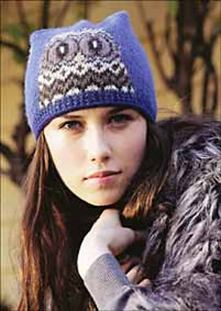 Ravelry: Intarsia Owl Hat pattern by Lori Ihnen