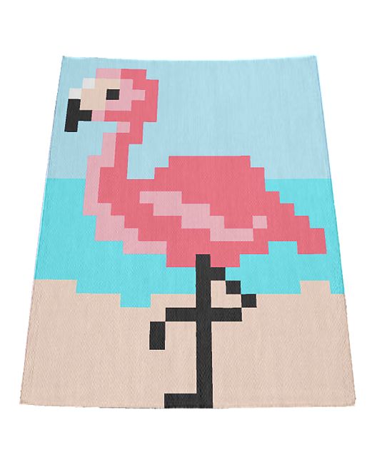 Ravelry: C2C Flamingo pattern by Gaia Divina