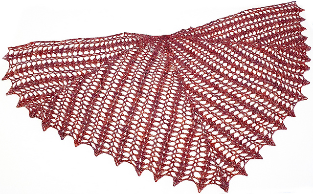 Ravelry: The Phoenix Mini Shawl pattern by Maria Tsalla