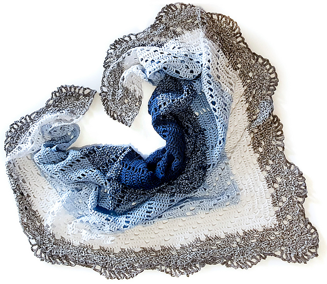 Ravelry: The Greek Islander Shawl pattern by Maria Tsalla