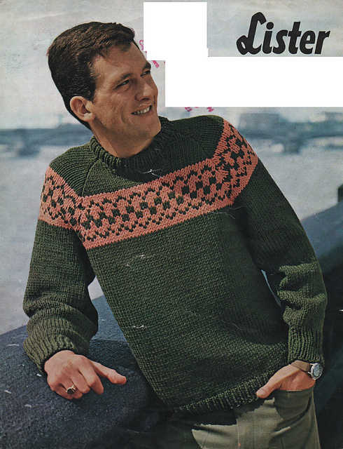 Ravelry: Sweater with fair isle band pattern by Lister & Co (Knitting ...