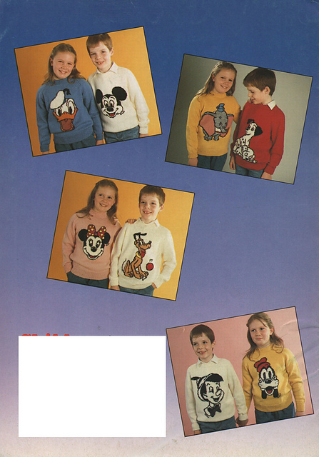 Ravelry: Walt Disney Jumpers pattern by Gary Kennedy (Intarsia)