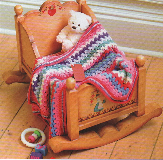Ravelry: Rainbow Baby throw pattern by hachette