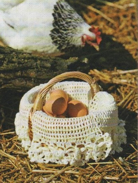 Ravelry: Frilled basket liner pattern by hachette