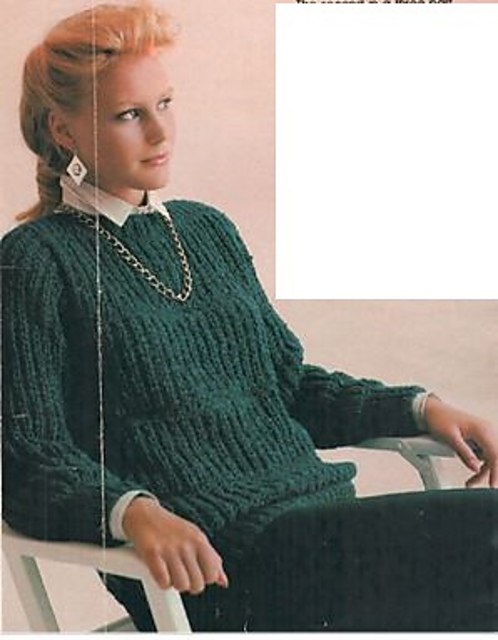 Ravelry: Ribbed boat neck sweater pattern by Zita Schimming