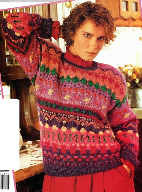 Ravelry: Multicoloured Fair Isle jumper pattern by Creative Knitting (UK)