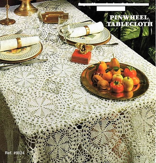 Ravelry: Pinwheel Tablecloth pattern by DMC