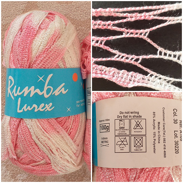 Ravelry: Blue Label Yarns and Crafts Rumba Lurex