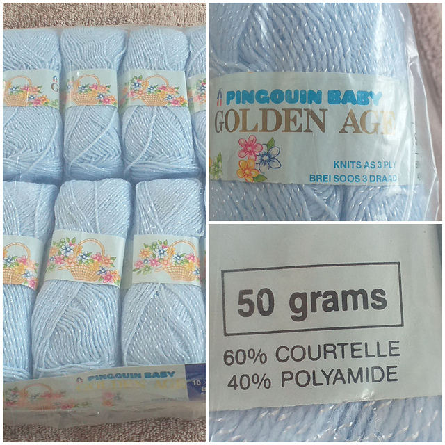 Ravelry: Pingouin Golden Age 3 ply (Pingouin baby)