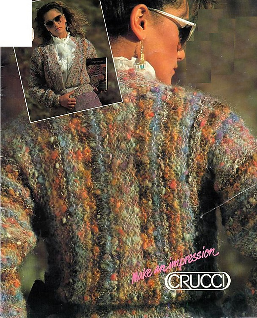 Ravelry: Multi striped jacket pattern by Crucci Wools Limited