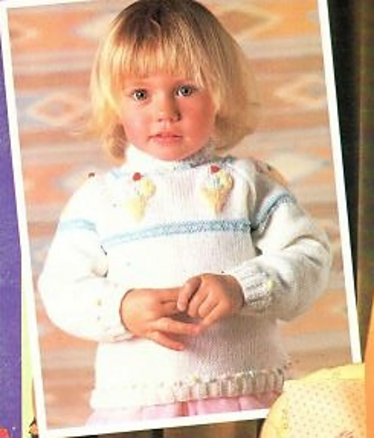 Ravelry: Ice cream jumper pattern by Anita Ruddell, Diana Knapp ...