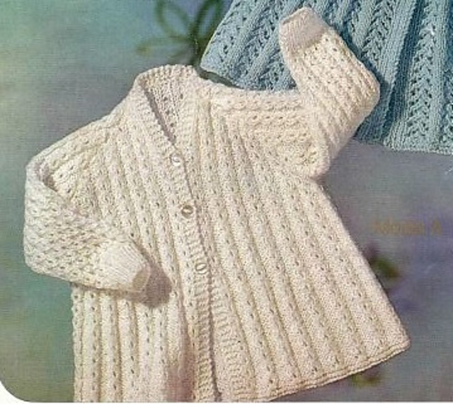 Ravelry: Matinee Coat: Model A pattern by Sirdar