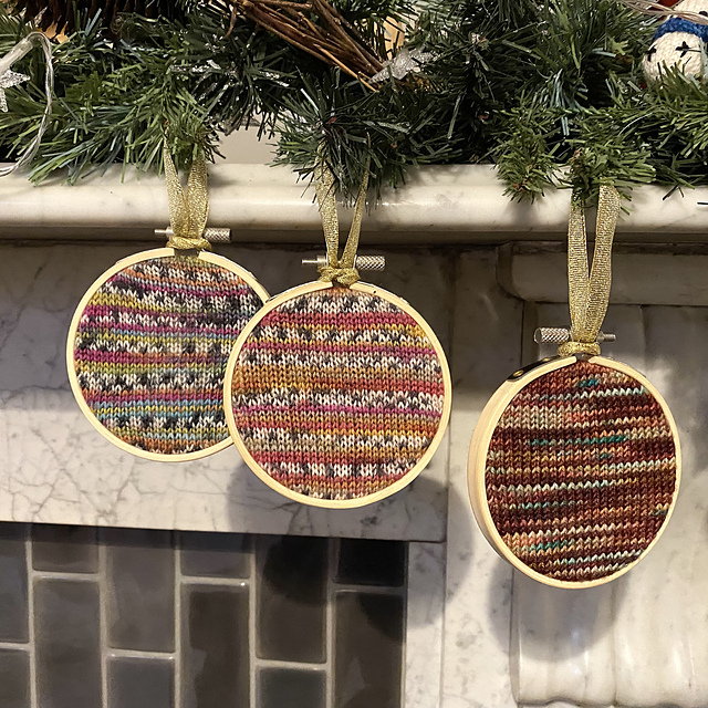 Ravelry: Embroidery Hoop Ornaments pattern by Gemma At Home