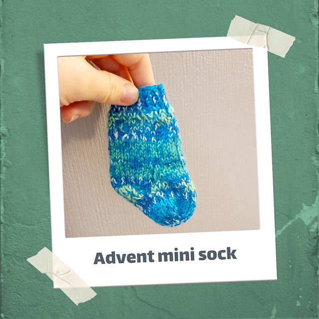 Ravelry: Advent mini sock pattern by Hanna Gough