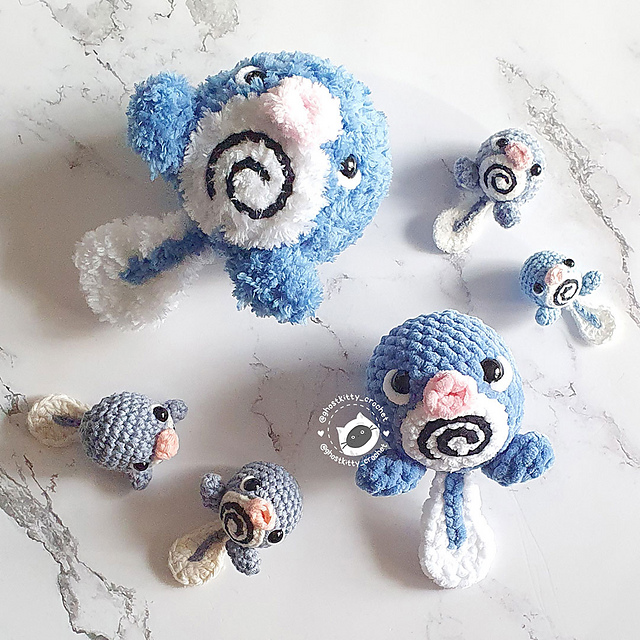 Ravelry: No-Sew Swirly Tadpole Monster pattern by Ghostkitty Crochet