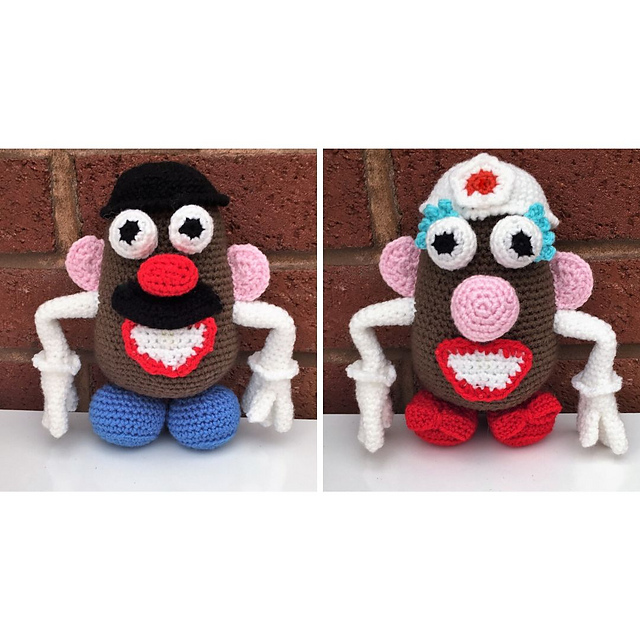 Ravelry: Toy Story's Mr and Mrs Potato Head pattern by Teenie Crochets
