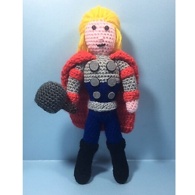 Ravelry: Superhero Thor pattern by Teenie Crochets