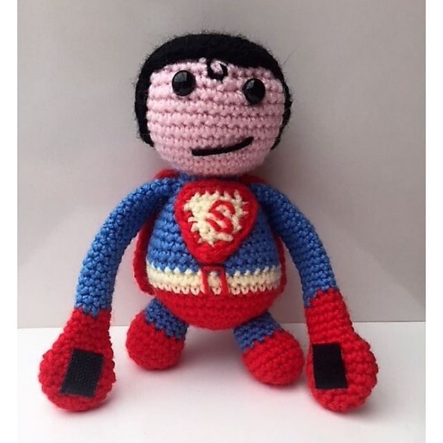 Ravelry: Superhero Superman pattern by Teenie Crochets