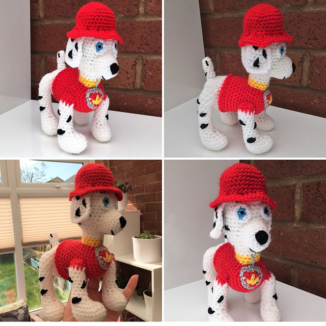 Ravelry: Paw Patrol Marshall pattern by Teenie Crochets