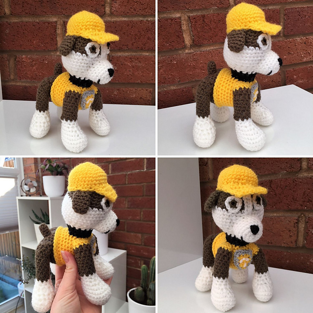 Ravelry: Paw Patrol Rubble pattern by Teenie Crochets