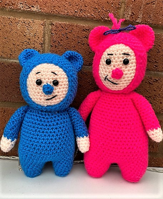 Ravelry: Baby TV Billy & Bam Bam pattern by Teenie Crochets