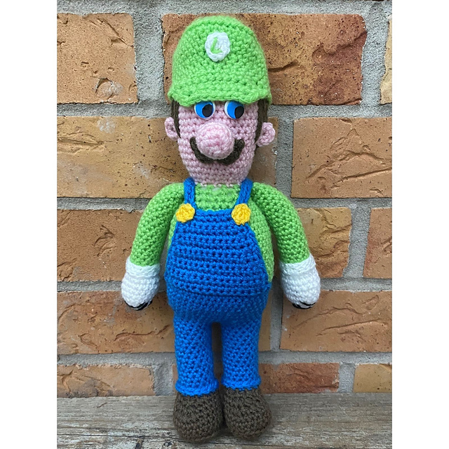 Ravelry: Super Mario - Luigi pattern by Teenie Crochets