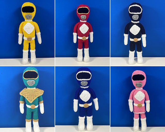 Ravelry: Power Rangers pattern by Teenie Crochets