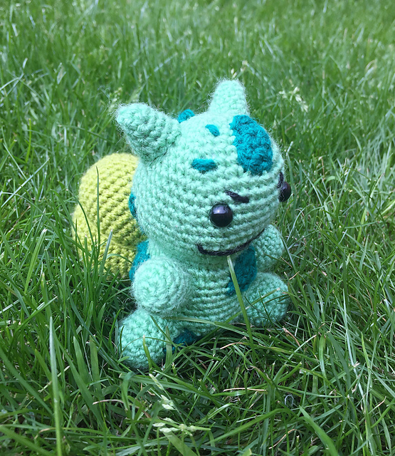Ravelry: Pokémon Bulbasaur pattern by Teenie Crochets