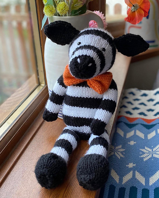 Ravelry: Zebra With A Bow Tie pattern by Addy Whitfield