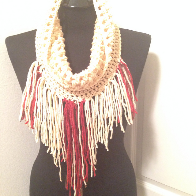 Ravelry: Cowl With Fringe pattern by Carla Davis