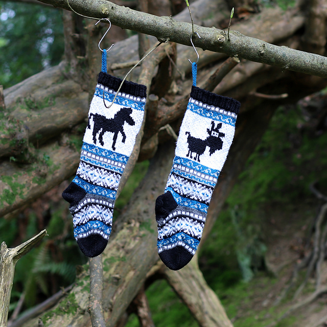 Ravelry: Horse Christmas Stockings pattern by Gigi Knits