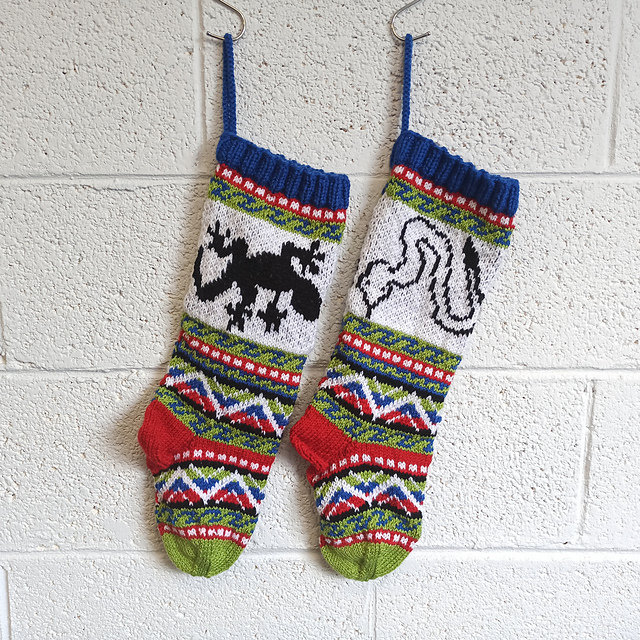 Ravelry: Snake Christmas Stocking pattern by Gigi Knits