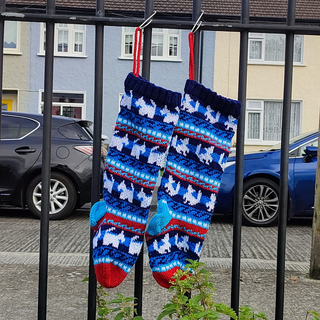 Ravelry: Dog Christmas Stockings pattern by Gigi Knits