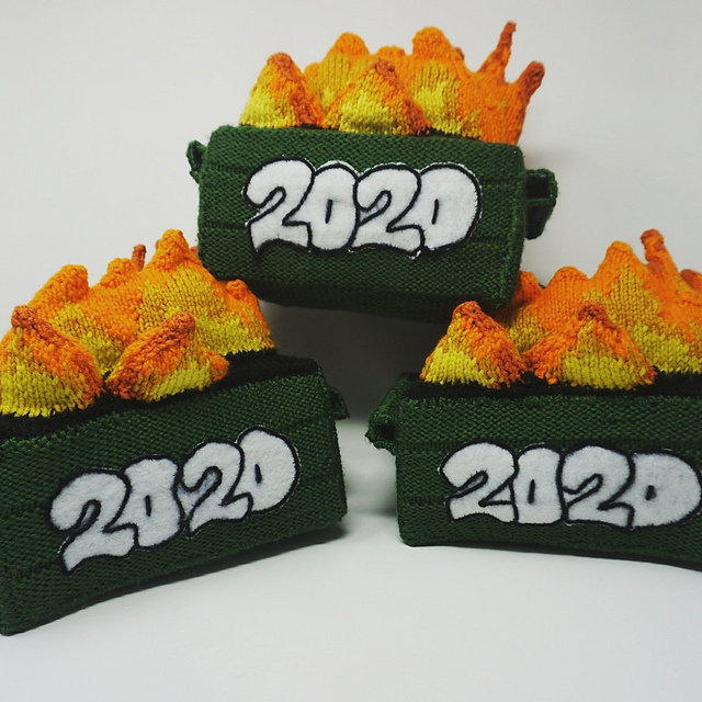 Ravelry: Dumpster Fire pattern by Karen Mathis