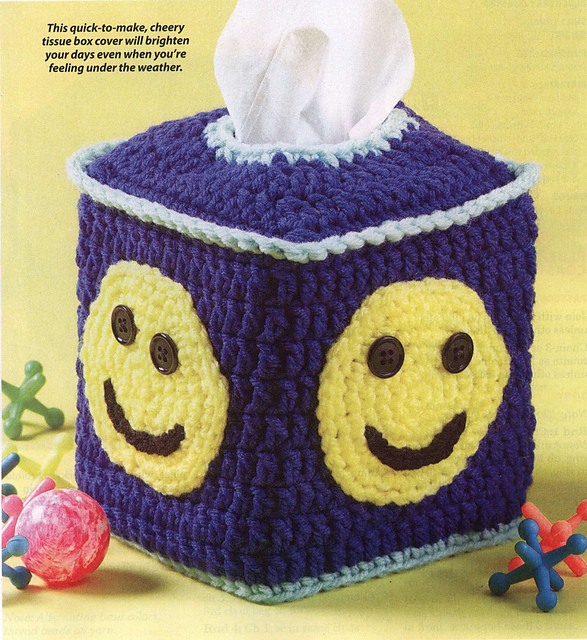 Ravelry: Keep Smiling Tissue Cover pattern by Nanette M. Seale