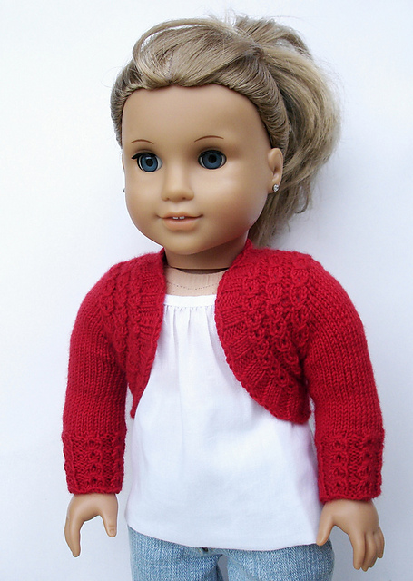 Ravelry: Charlotte Bolero For 18 Inch American Girl Dolls pattern by ...