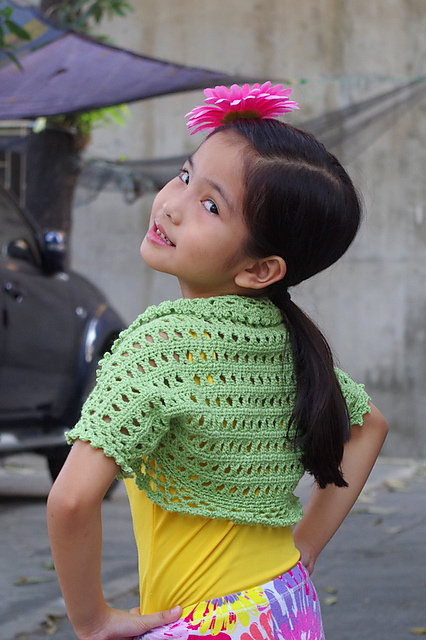 Ravelry: Aida Shrug pattern by Girlie D. de los Reyes