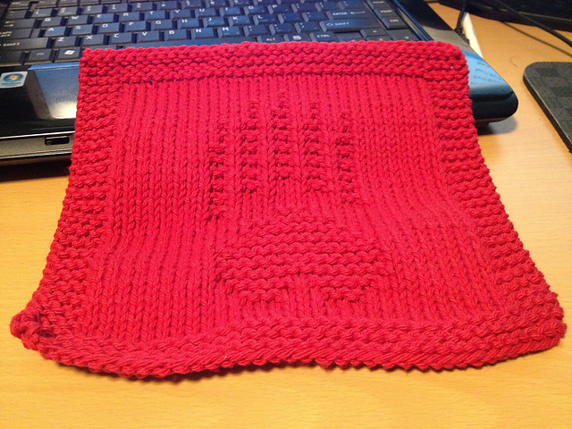 Ravelry: Badger Paw Print Dishcloth pattern by Angela M. Aragon-Henslee