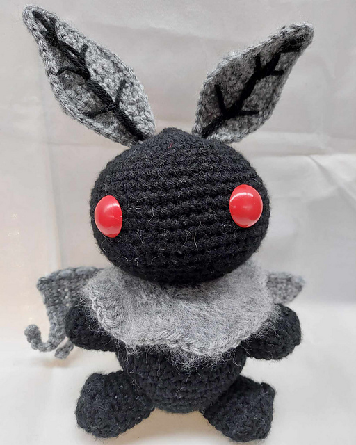 Ravelry: Chibi Mothman pattern by Tommi Dartsch-Lowrance