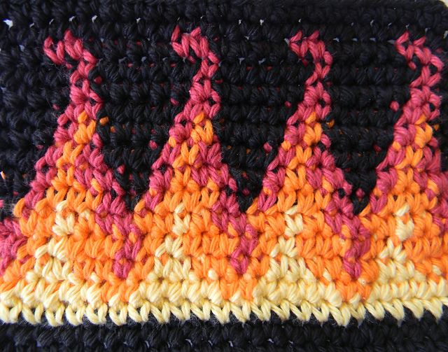 Ravelry: Graph Chart - Flames pattern by Glamour4You