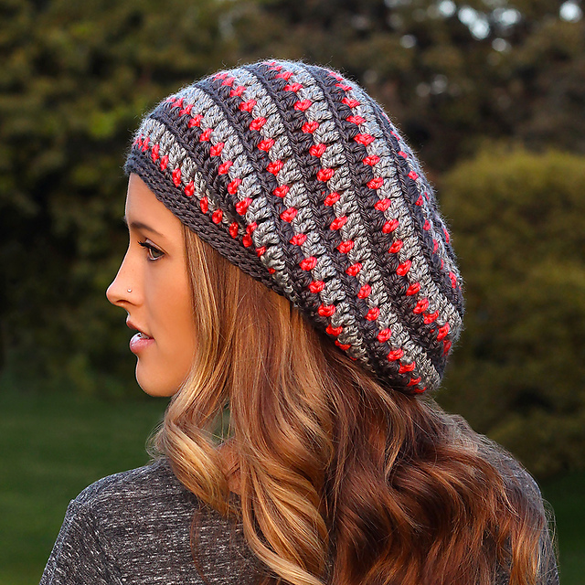 Ravelry: Heartbeat Slouchy Hat pattern by Julie King