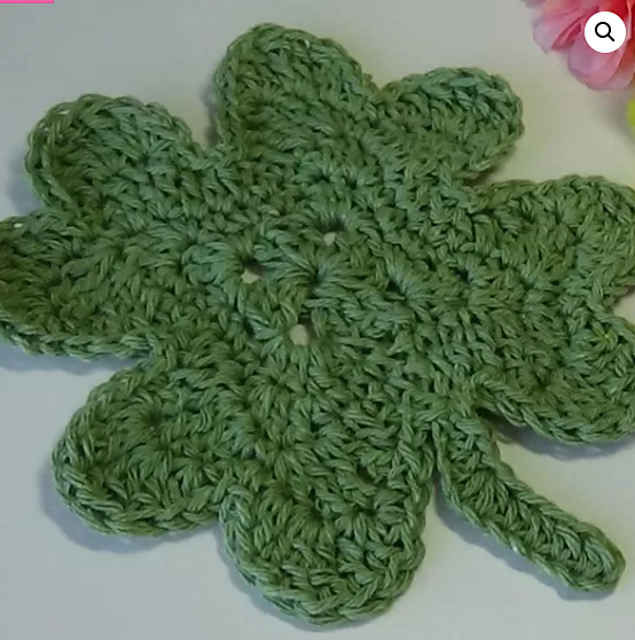 Ravelry: Four Leaf Clover Dishcloth pattern by Glenda Winkleman