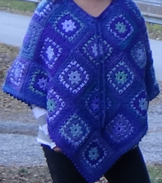 Ravelry: Granny Style Poncho pattern by Glenda Winkleman