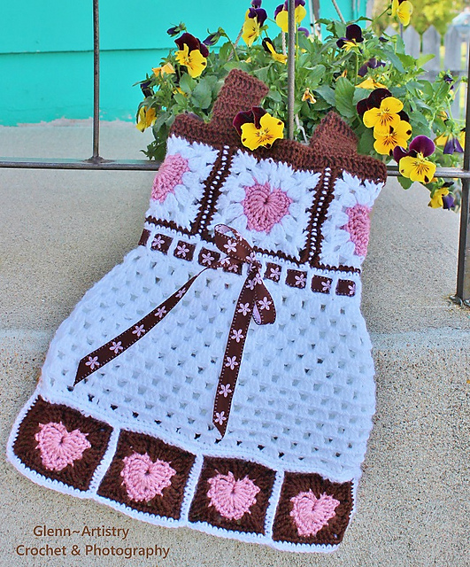 Ravelry: Granny's Sweetheart Sundress (1-2yrs) &(3-4yrs) pattern by ...