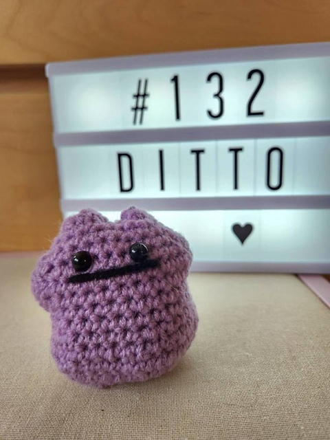 Ravelry: Ditto Pokemon pattern by Natalie Wanono